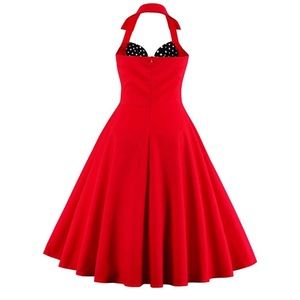 Dresses | Vintage 195s Halter Rockabilly Swing Dress | Poshmark